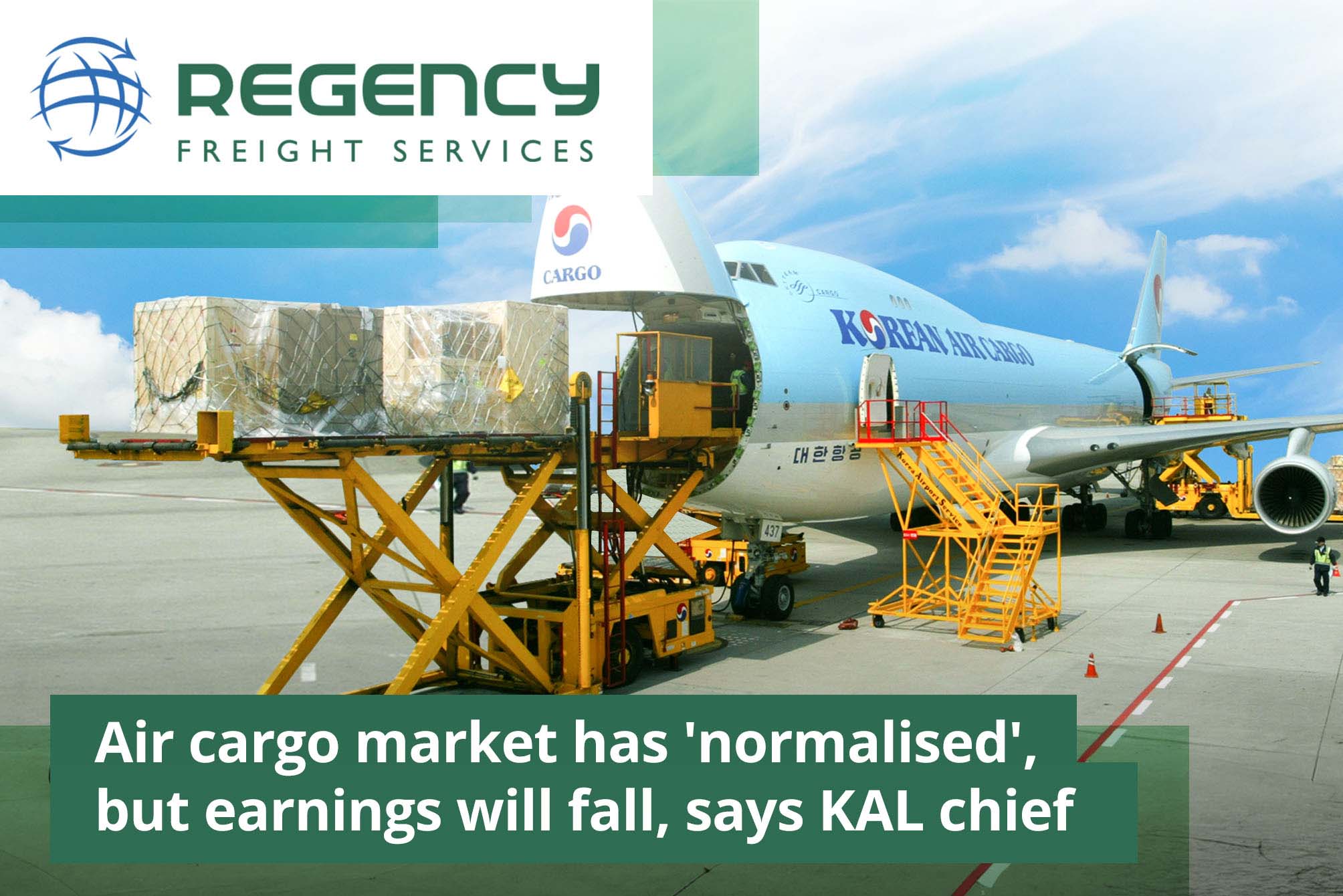 Air cargo market has 'normalised', but earnings will fall, says KAL ...